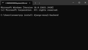 【python】DjangoでSQLServerへ接続する手順を図解で初心者にもわかりやすく解説【ライブラリ】 | Hane-Labo